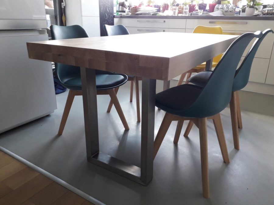 Régi tölgyfa mester asztal - Igazifa Design